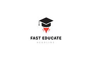 Fast educate logo template., a Branding & Logo Template by Anton Akhmatov