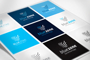 BlueZoneTechnology, a Branding & Logo Template by Cre8iveSense