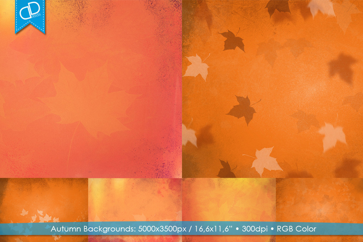 Autumn Backgrounds, a Texture Graphic by cDDesign