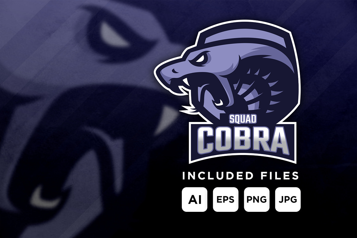 Cobra - mascot logo for a team, a Branding & Logo Template by SLAB ...