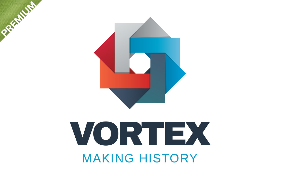 Vortex Logo, a Branding & Logo Template by Web Design Label