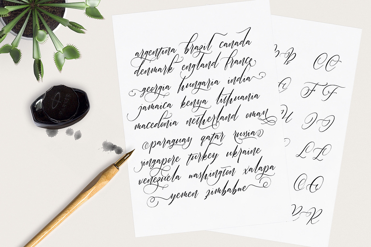 Halosense Script, a Script Font by Adam Fathony