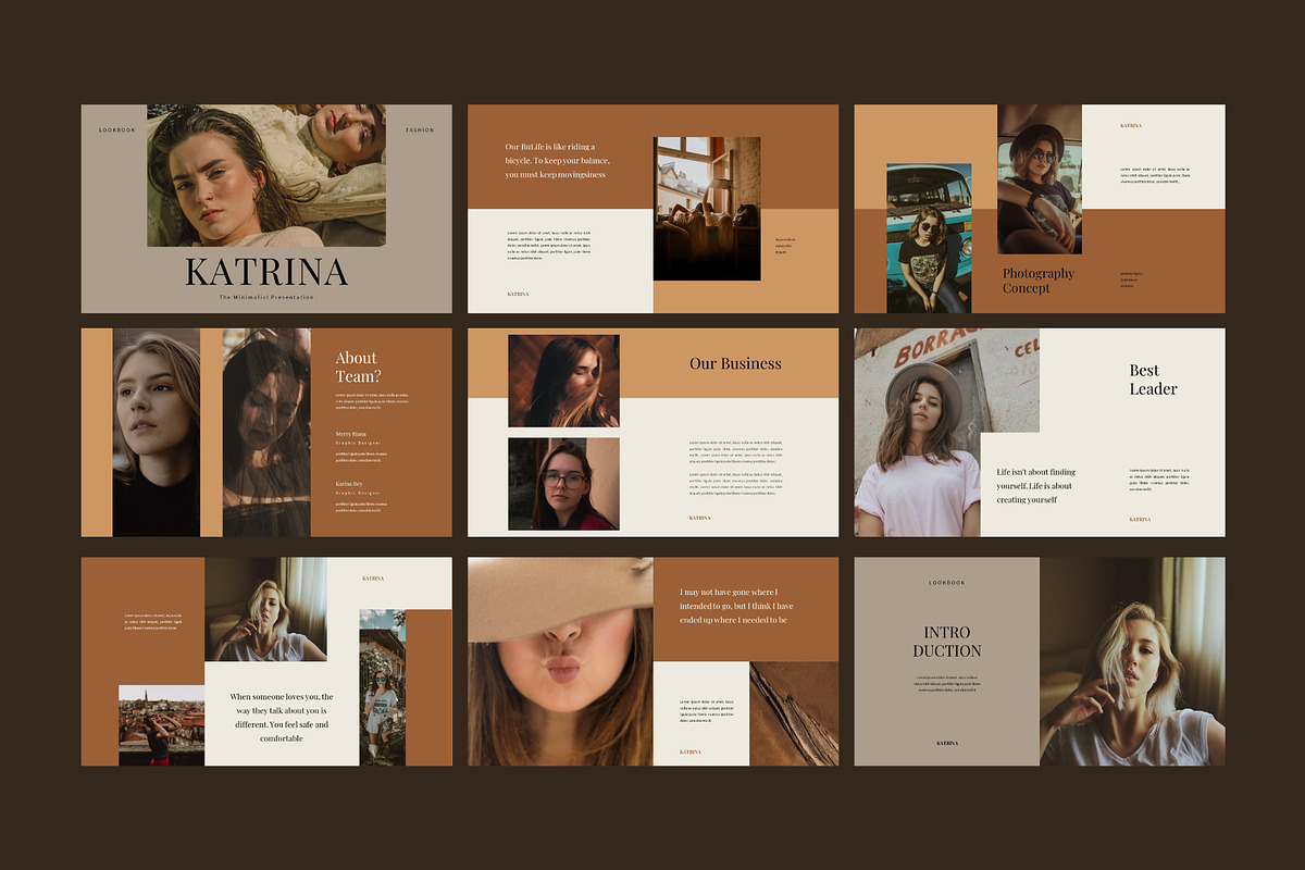 Katrina Presentation Template, a Presentation Template by Yo Slide