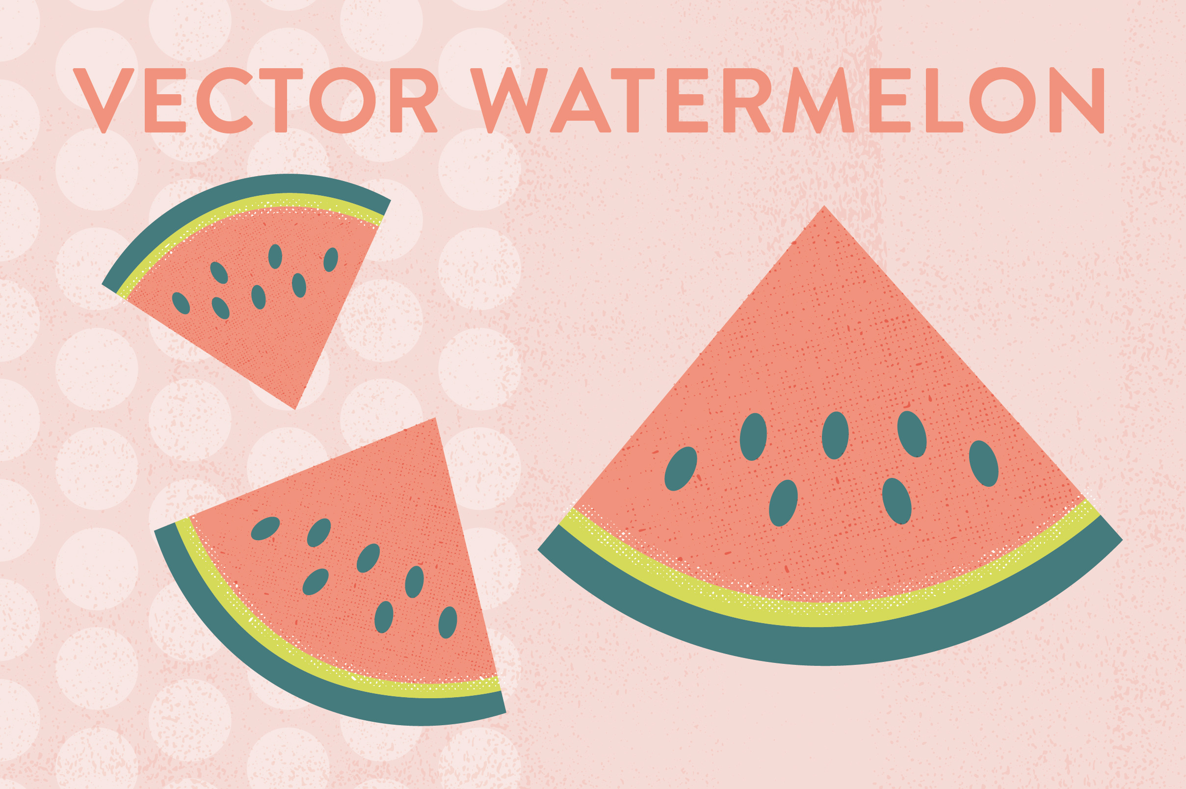 Watermelon and Polka Dots, an Illustration by Sarah Hearts