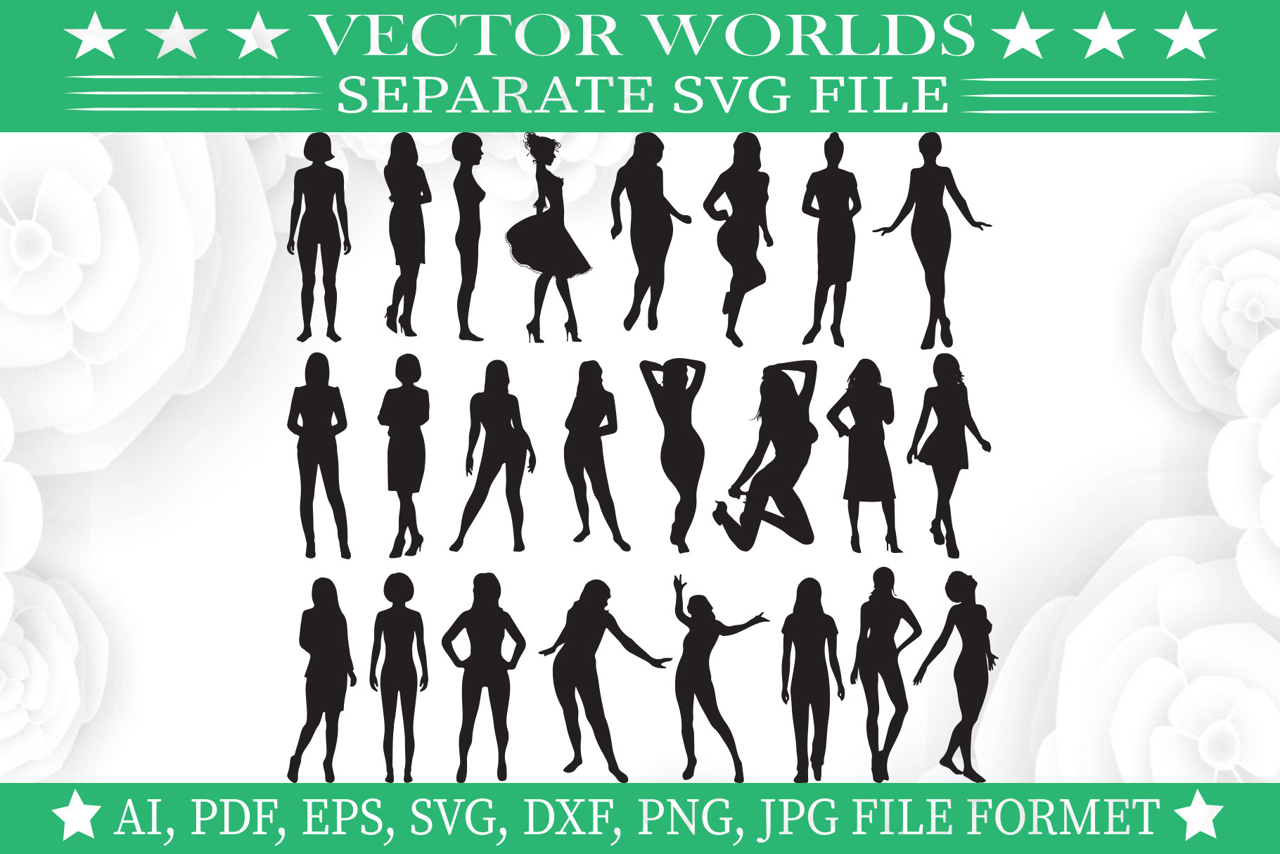 Woman Svg, Model, Girls Svg, an Object Graphic by VectorWorlds ...