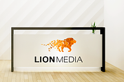 Lion Media Logo, a Branding & Logo Template by LogoBuy