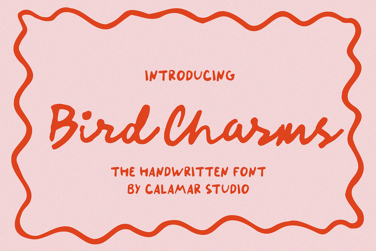 Bird Charms Handwritten Font Duo