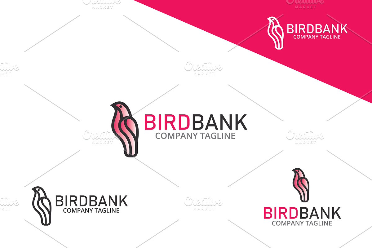 Bird Bank Logo, a Branding & Logo Template by Maraz Logo