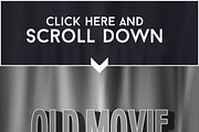 Old Movie Text Effect, a Layer Style Add-On by Krukowski Graphics