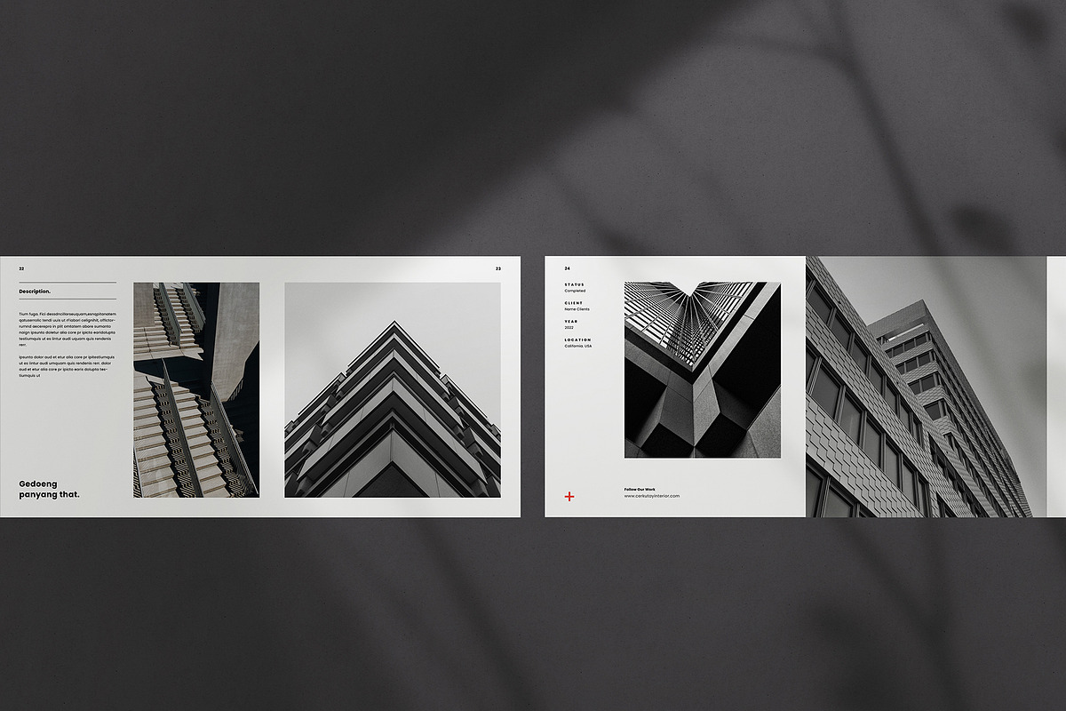 Square Architecture Portfolio - Canva