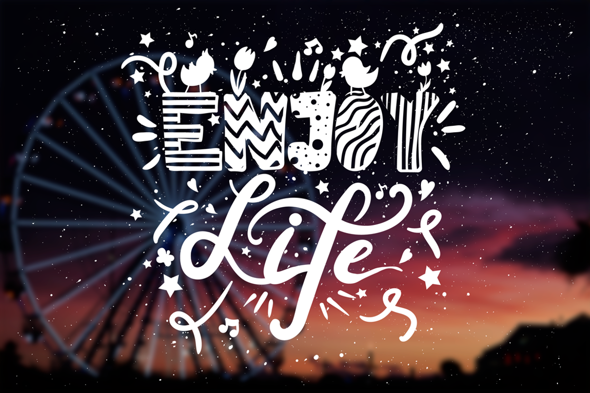 Enjoy Life Overlay, an Illustration by barsrsind
