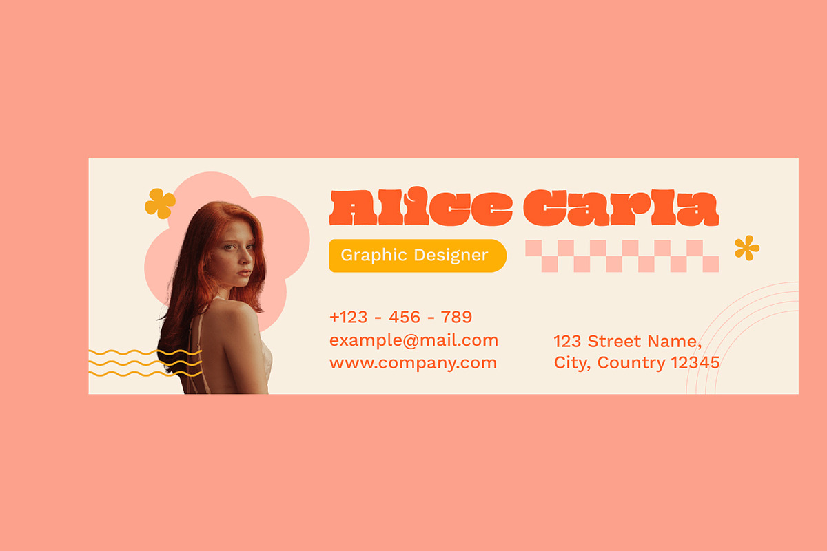 Email Signature Retro Theme, an Email Template by Neermana