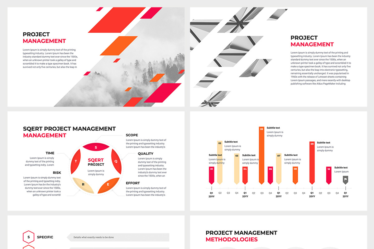 Project Management PowerPoint, a Presentation Template by HiSlide.io