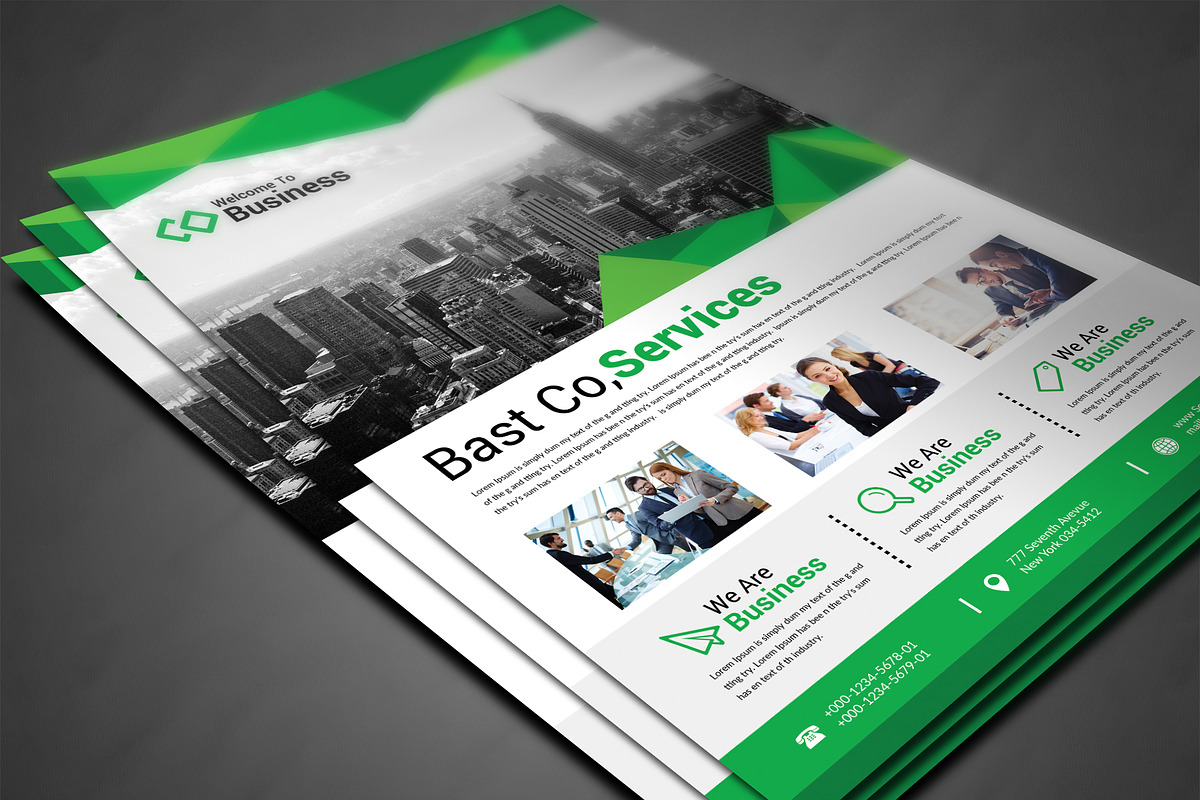 Corporate Flyer, a Flyer Template by AfzaalGraphics