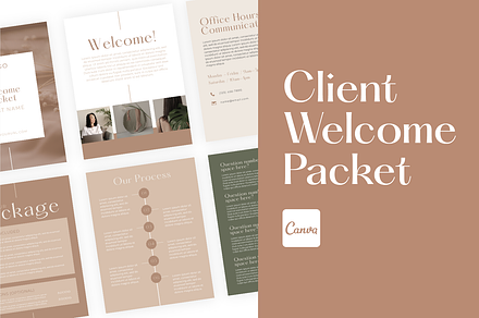 Client Welcome Packet Template | Templates & Themes ~ Creative Market