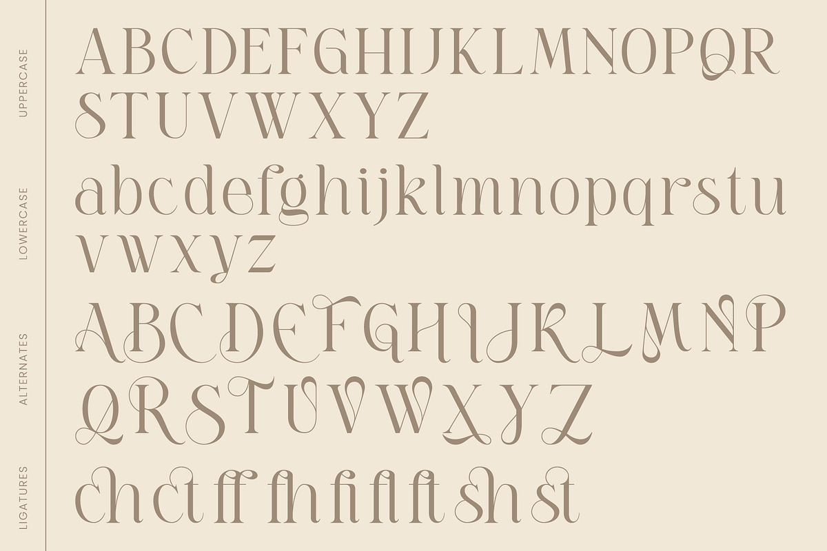 Sefilla | Modern Stylistic serif, a Serif Font by roomspace creative ...