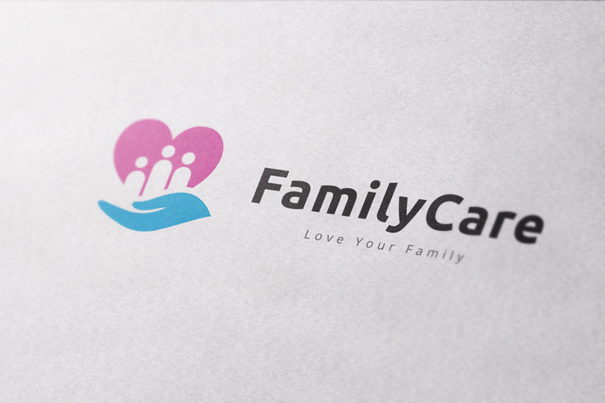 Family Care Logo, a Branding & Logo Template by Vectorwins Premium Shop