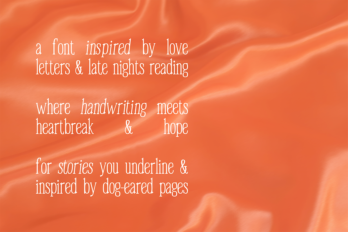 Chapter House · Handwritten Serif, a Serif Font by Courtney Gosser Design