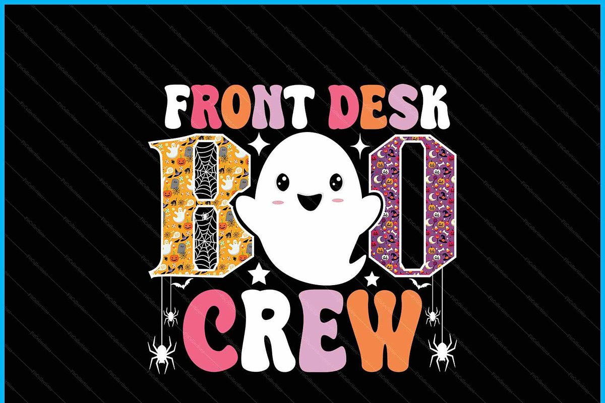 Front Desk Boo Crew Ghost Halloween