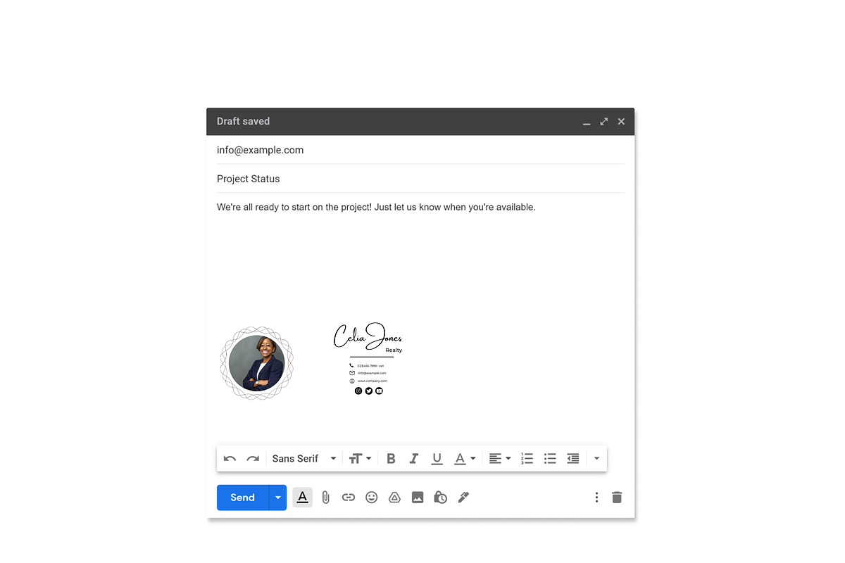 Business Email Signature