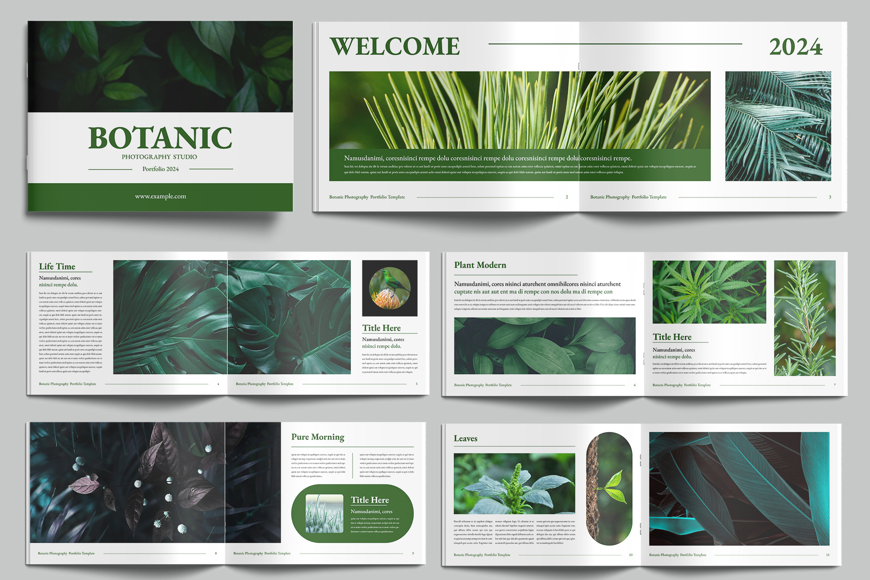 Botanic Magazine Layout | Creative Market
