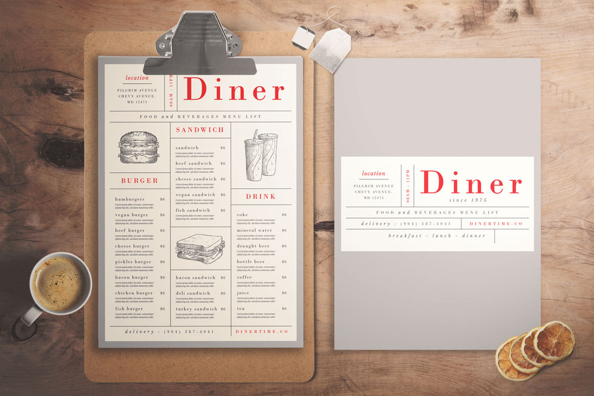 Food Menu Vol. 02, a Flyer Template by KMZVR.Lab
