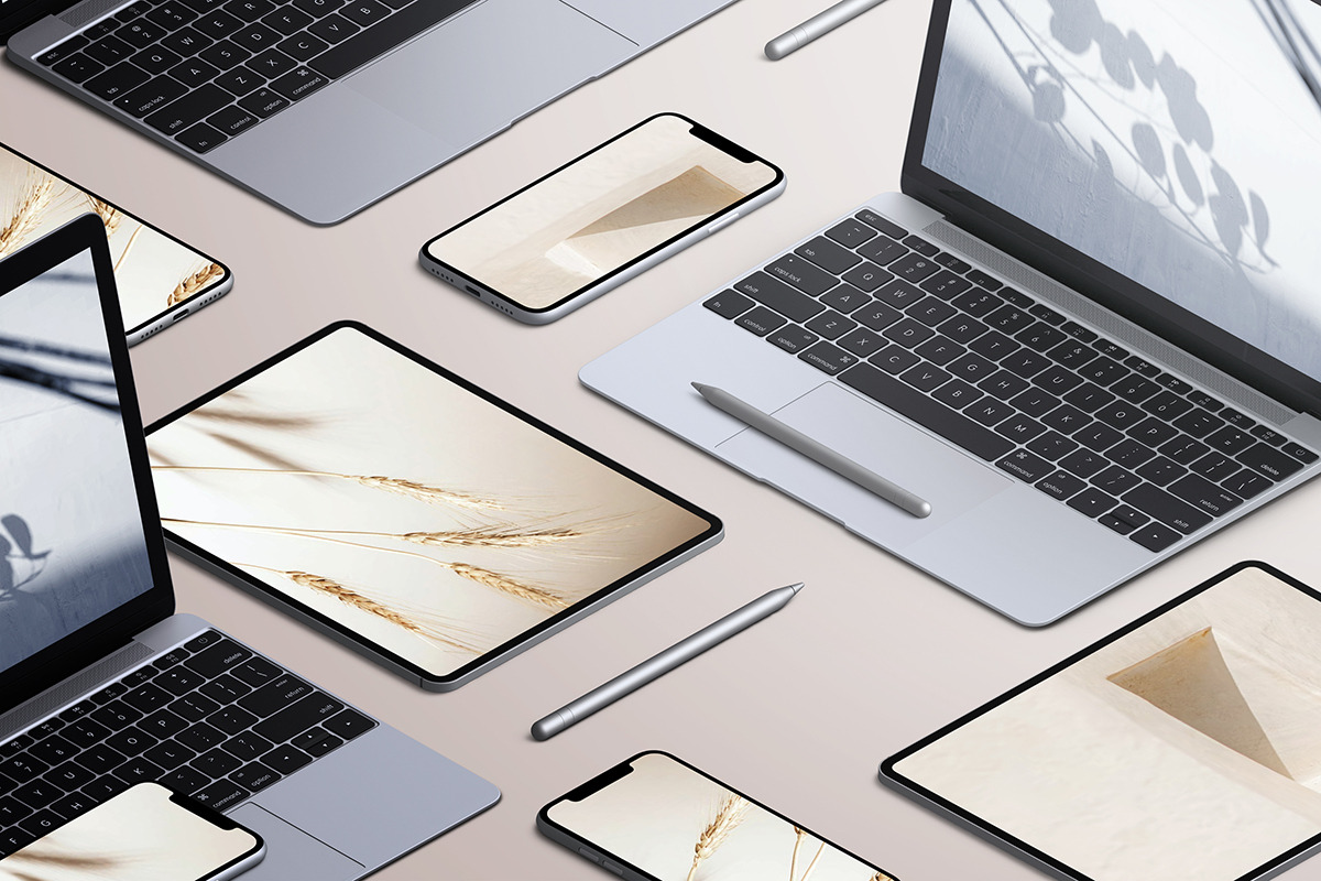 Responsive Multi Devices Mockup Kit, a Product Mockup by mocko