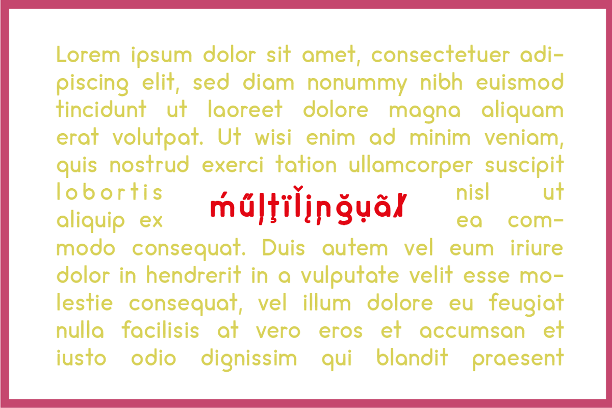 cream - complete font family, a Sans Serif Font by Shaped Fonts