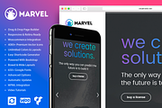 Marvel Vertical Menu WordPress Theme, a WordPress Template by Visualmodo