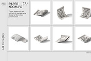 (32) Poster & Paper mockups, a Mockup by Creatoom