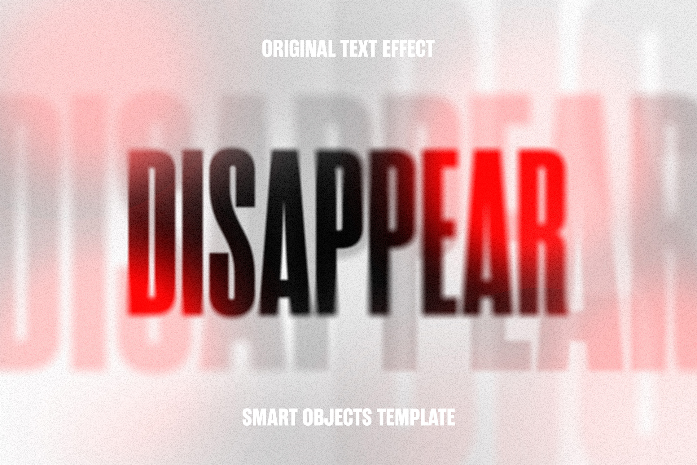Disappear Text Effect, a Layer Style Add-On by Design Squad