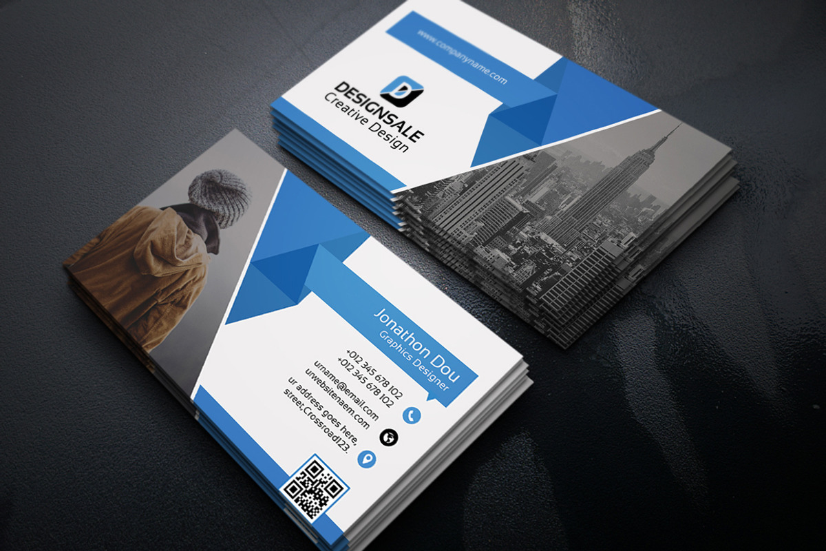 Business Card, a Business Card Template by Pixelpick