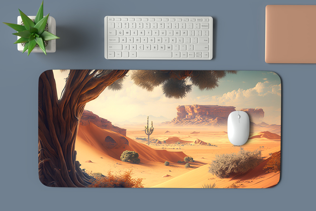 Mouse pad with built-in light mockup, an Advertising Mockup by Rami's ...