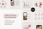 Pink template pack for instagram