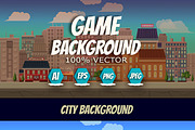 Fresh City Game Background, an Illustration by 2dvillShop