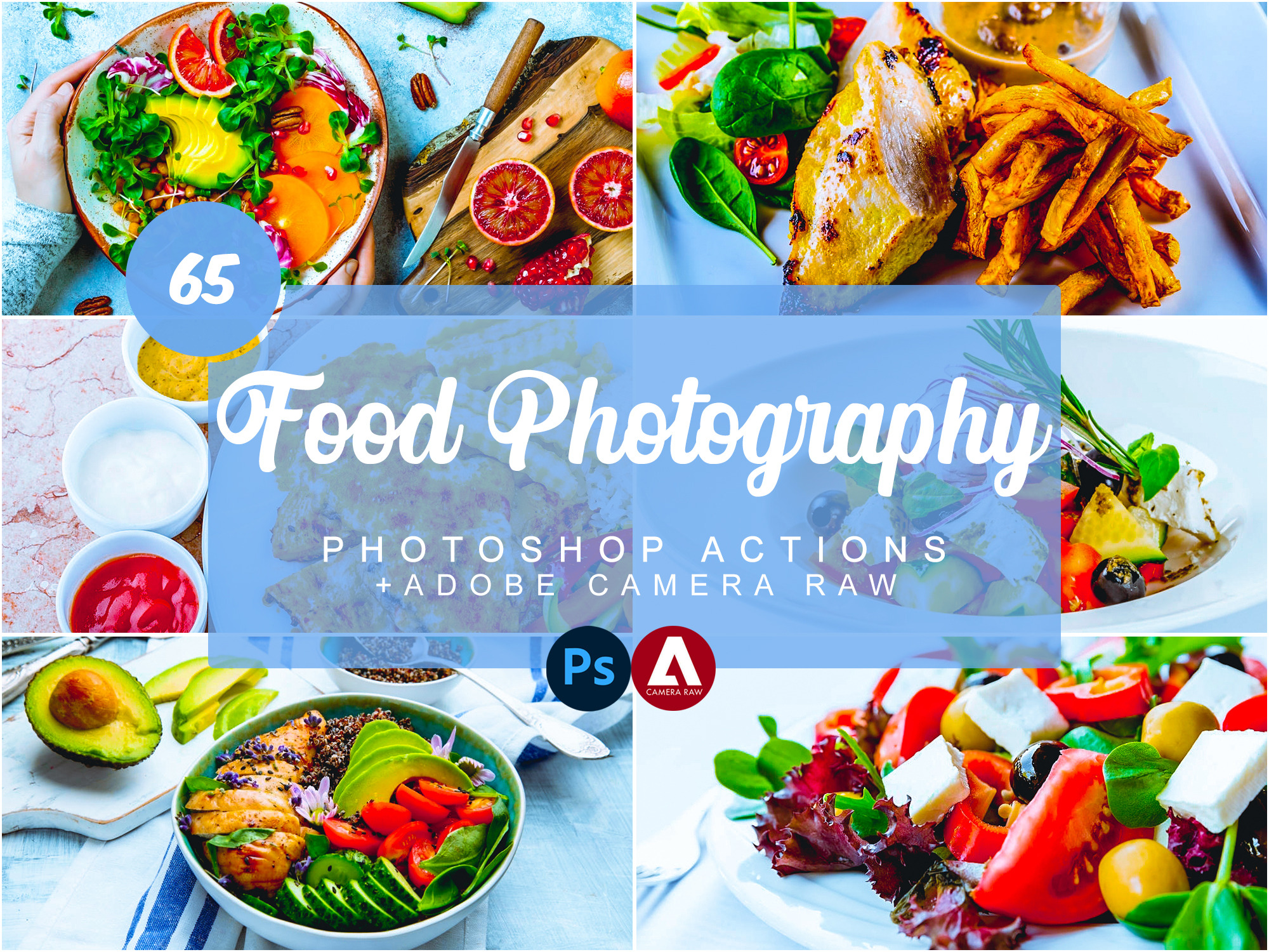 Food Photography Photoshop Actions, an Action Add-On by DreamColor ...