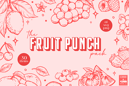 Fresh Fruit Clip Art, an Illustration by cloudstreetlab