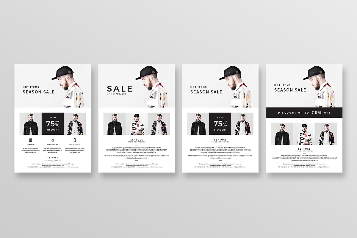 Fashion Promo Flyer, a Flyer Template by BOXKAYU