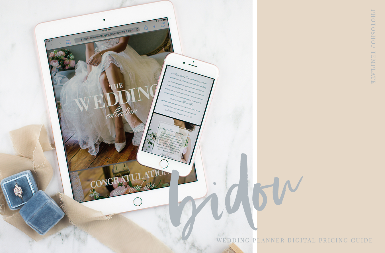 Event Planner Pricing Guide, a Brochure Template by olivinecollective