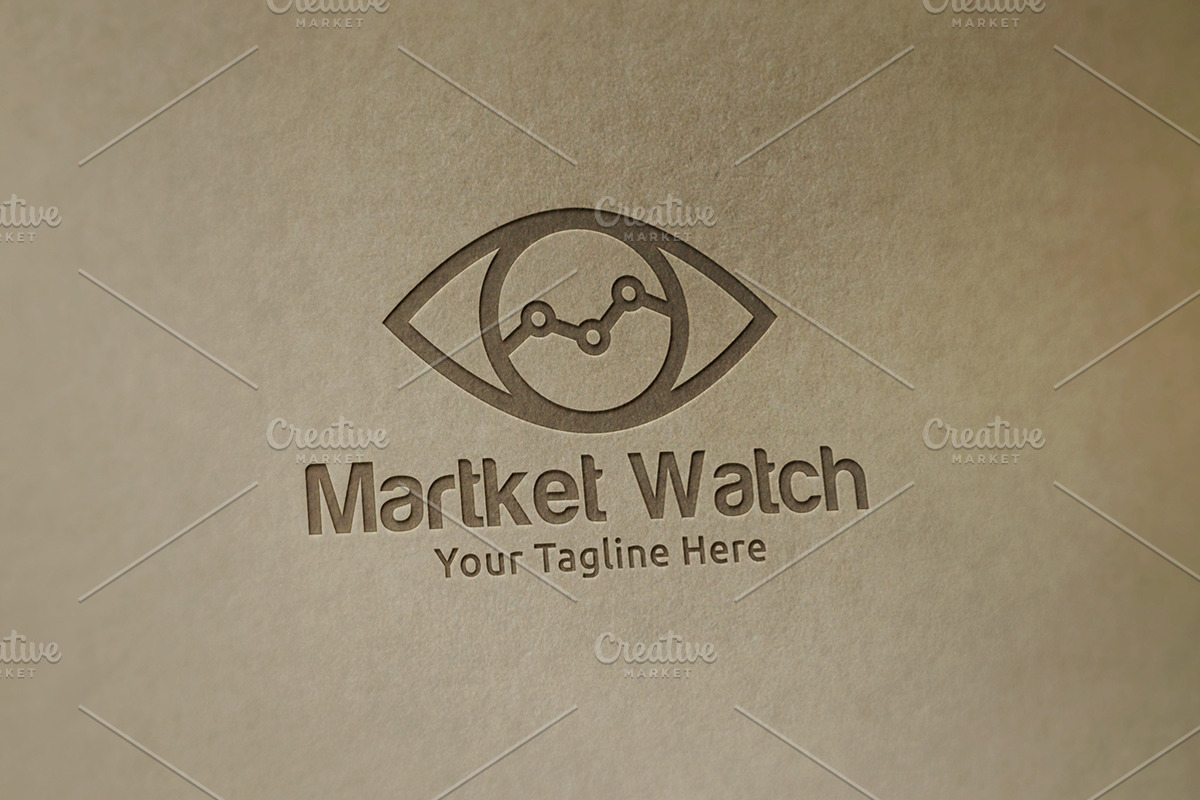 Market Watch Logo, a Branding & Logo Template by Martin-Jamez