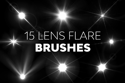 100 Lens Flare Brushes for Photoshop | Brushes ~ Creative Market
