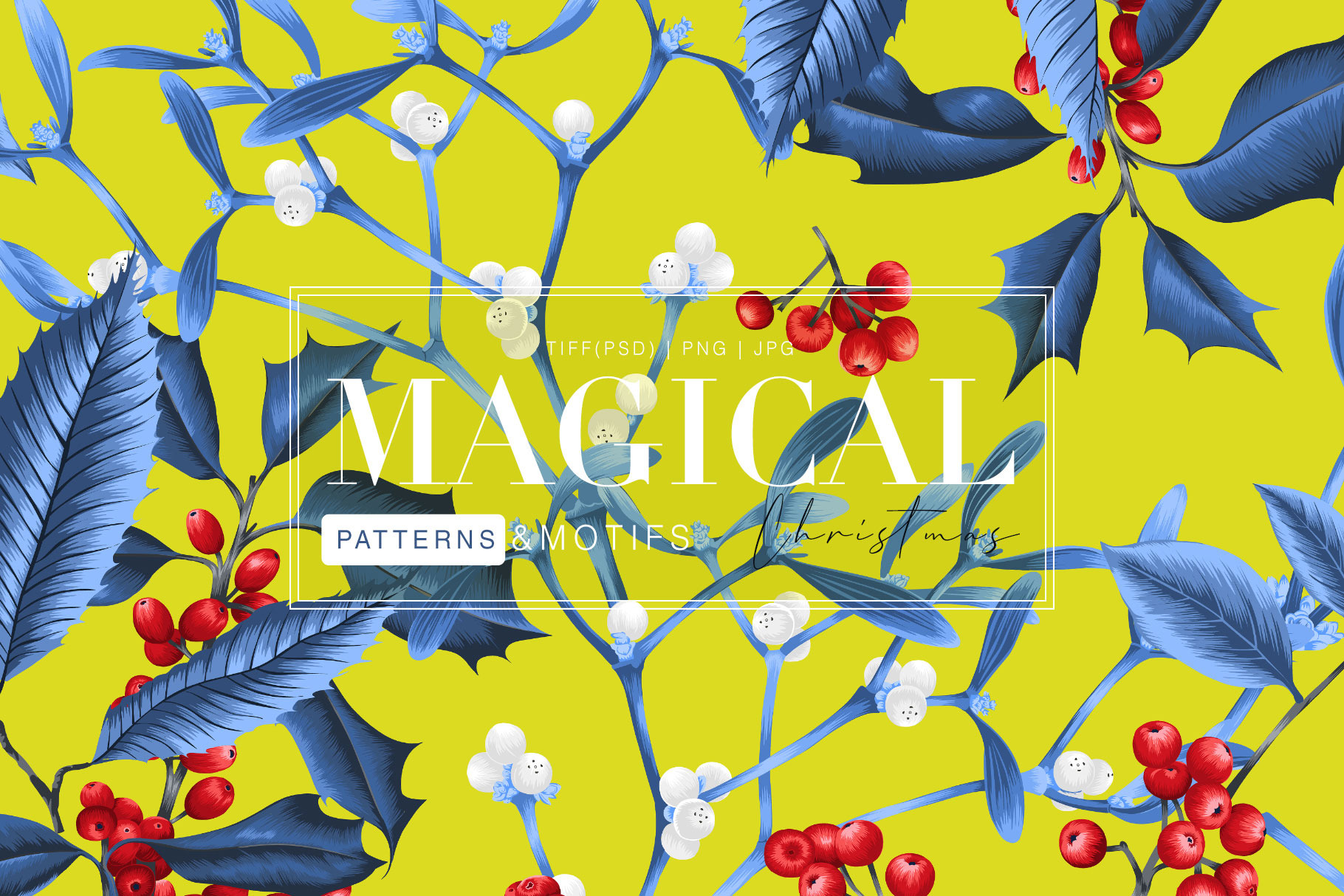 Magical Christmas! Luxury Design!, a Pattern Graphic by TSTUDIO