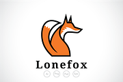 Sitting Fox Logo Template, a Branding & Logo Template by Heavtryq Design