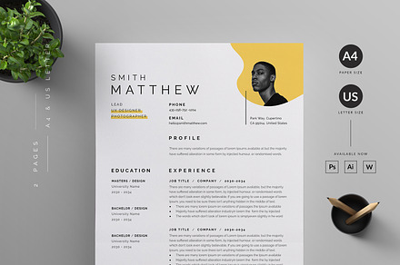 JOB HUNTER - Resume/CV Bundle | Resume Templates ~ Creative Market