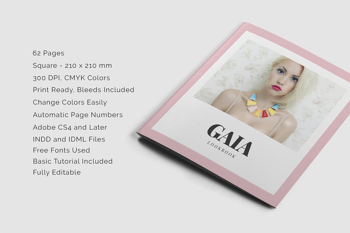 Gaia Lookbook Template, a Brochure Template by SlideStation