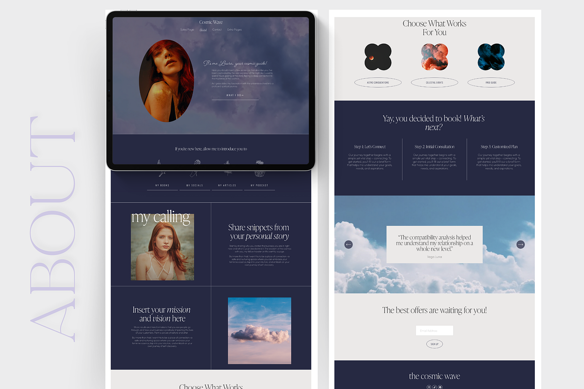 Mystic Website Squarespace Template, a Squarespace Template by Story Native