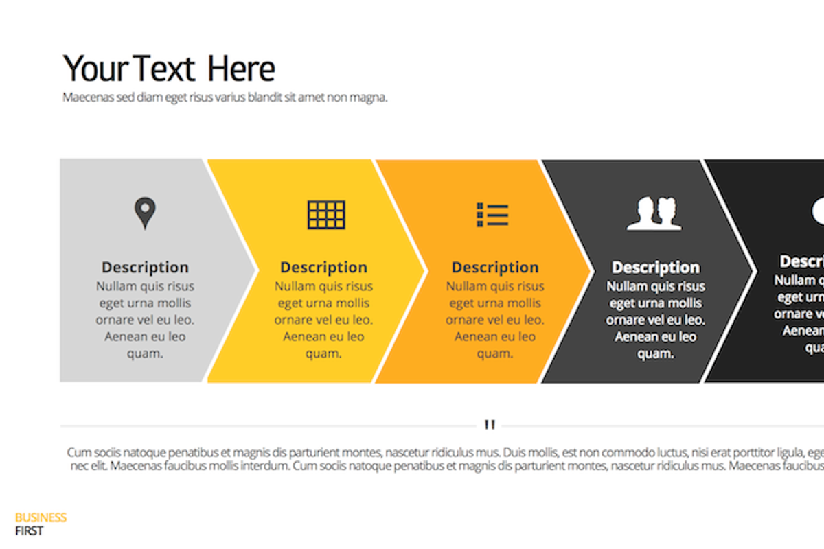 Business First - Powerpoint Template, a Presentation Template by Slidehack