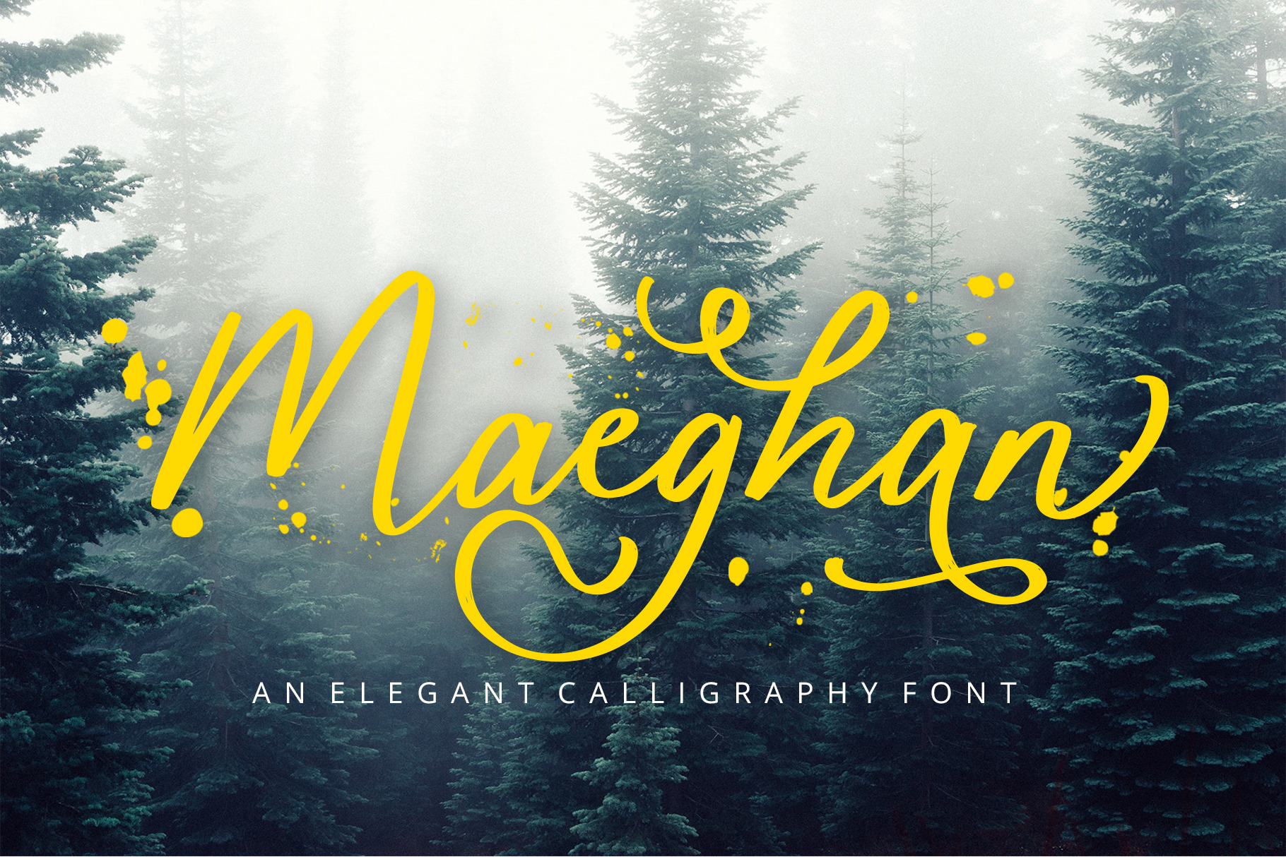 Maeghan Calligraphy Font, a Script Font by Formatika Studio