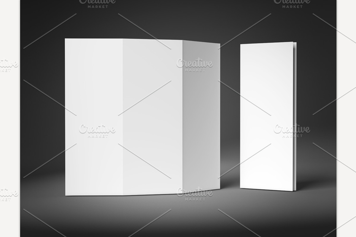 Tri-fold Leaflet, a Background Graphic by 3D Graphics Shop
