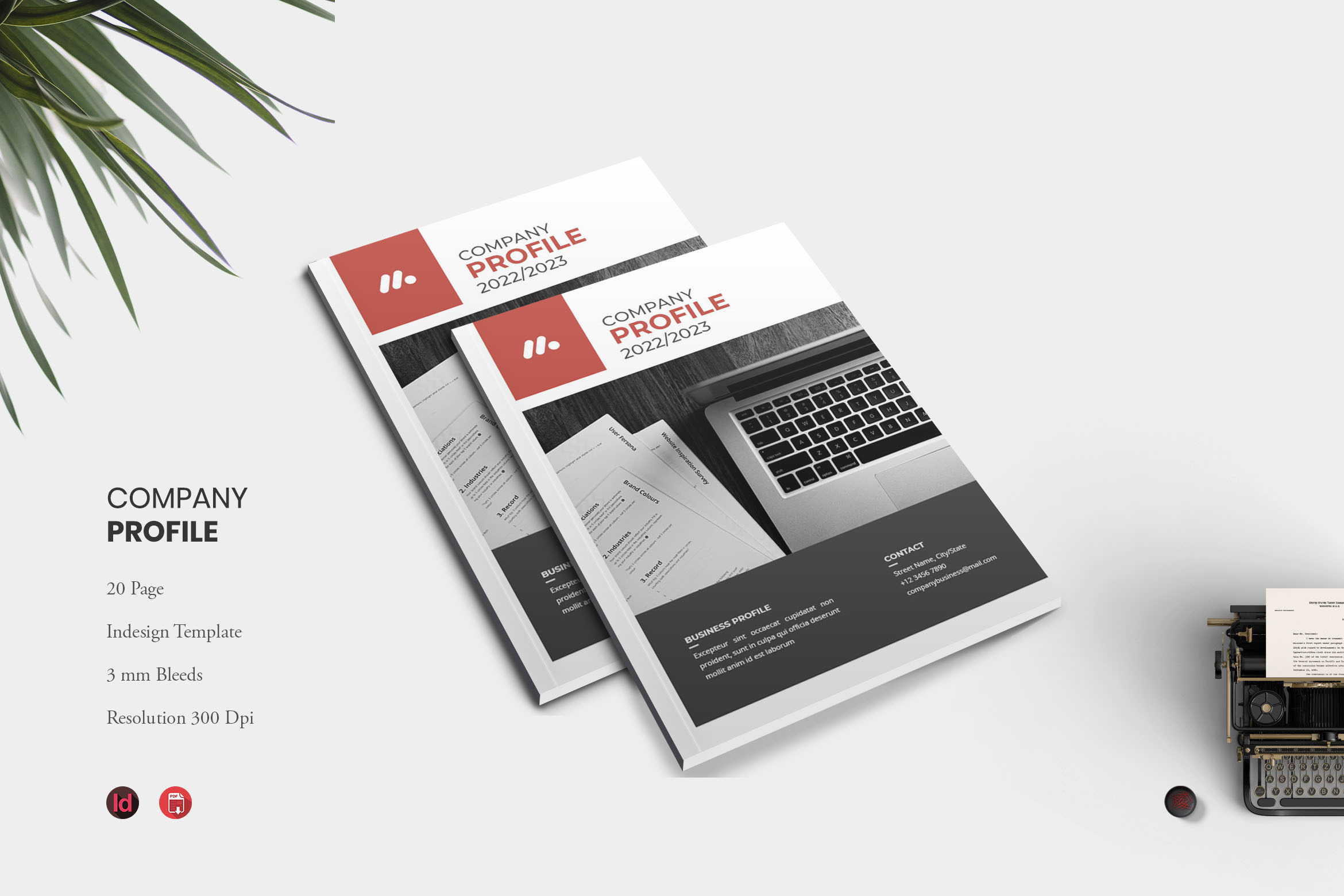Company Profile, a Magazine Template by AQR Studio